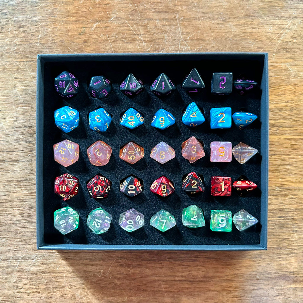 5-Set Multipack Gift Set (35 Dice Total) – GMDICE
