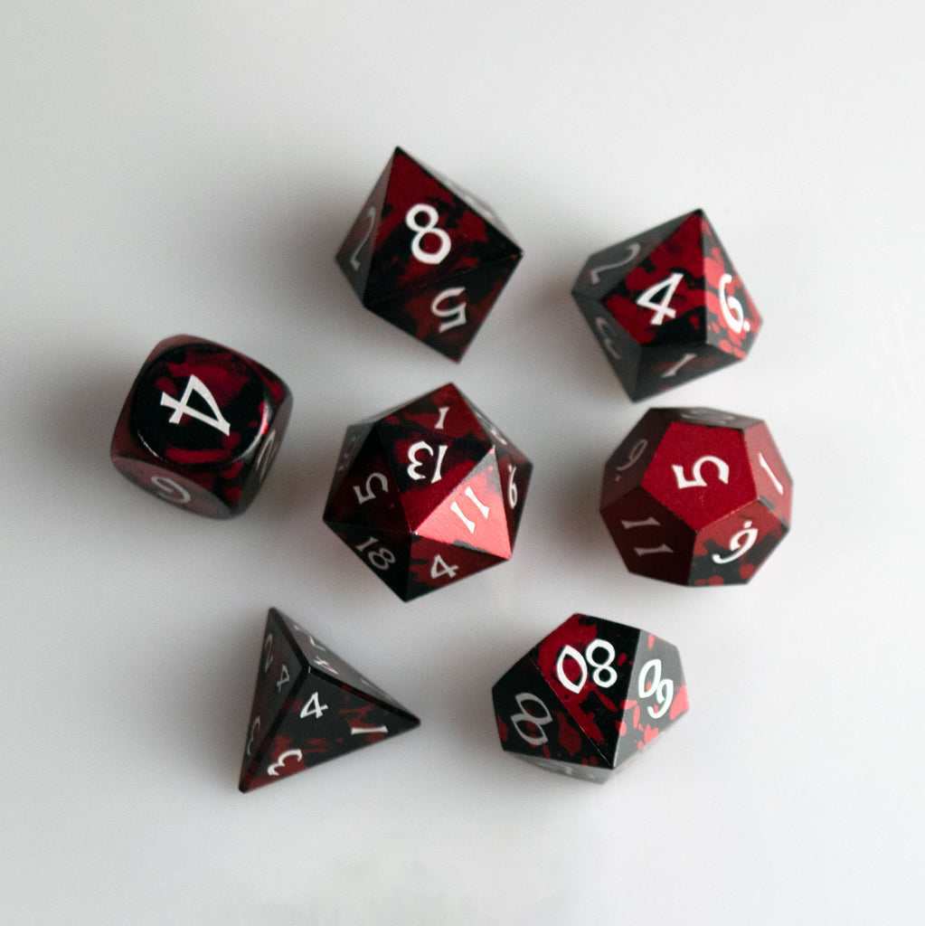 Blazing Nightfall Dice Set – GMDICE