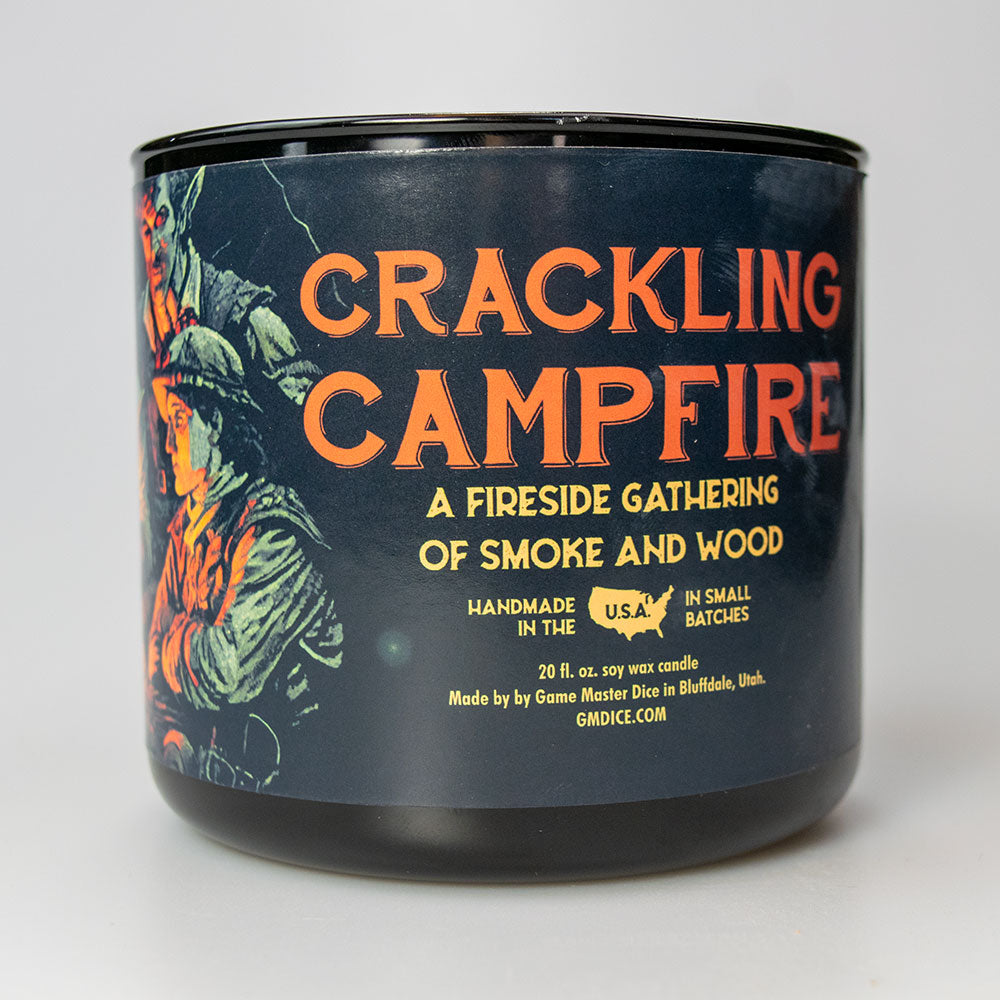 Crackling Campfire Gaming Candle – GMDICE