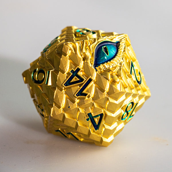 Mega Metal Dragon D20 – GMDICE