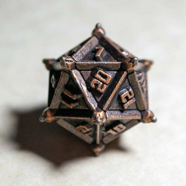 Spiky Bronze Dice Set – GMDICE