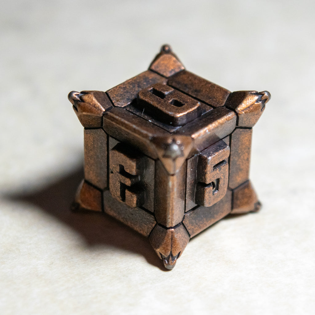 Spiky Bronze Dice Set – GMDICE