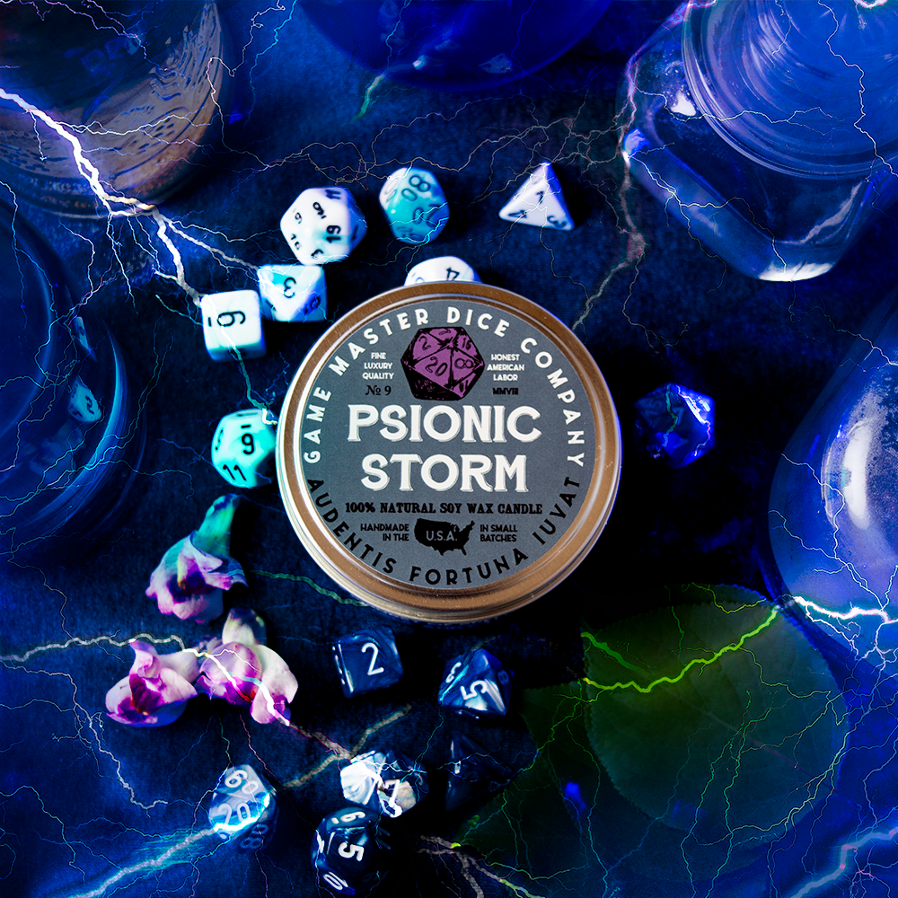Psionic Storm Gaming Candle – GMDICE