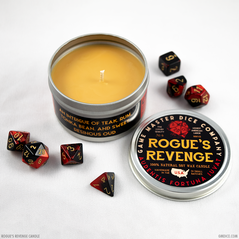 Rogue's Revenge Gaming Candle – GMDICE