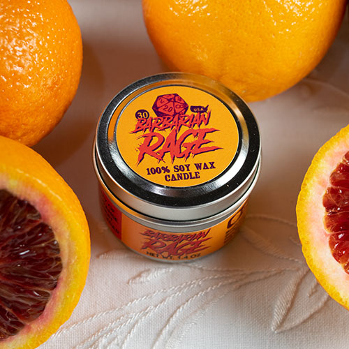 Barbarian Rage Gaming Candle – GMDICE