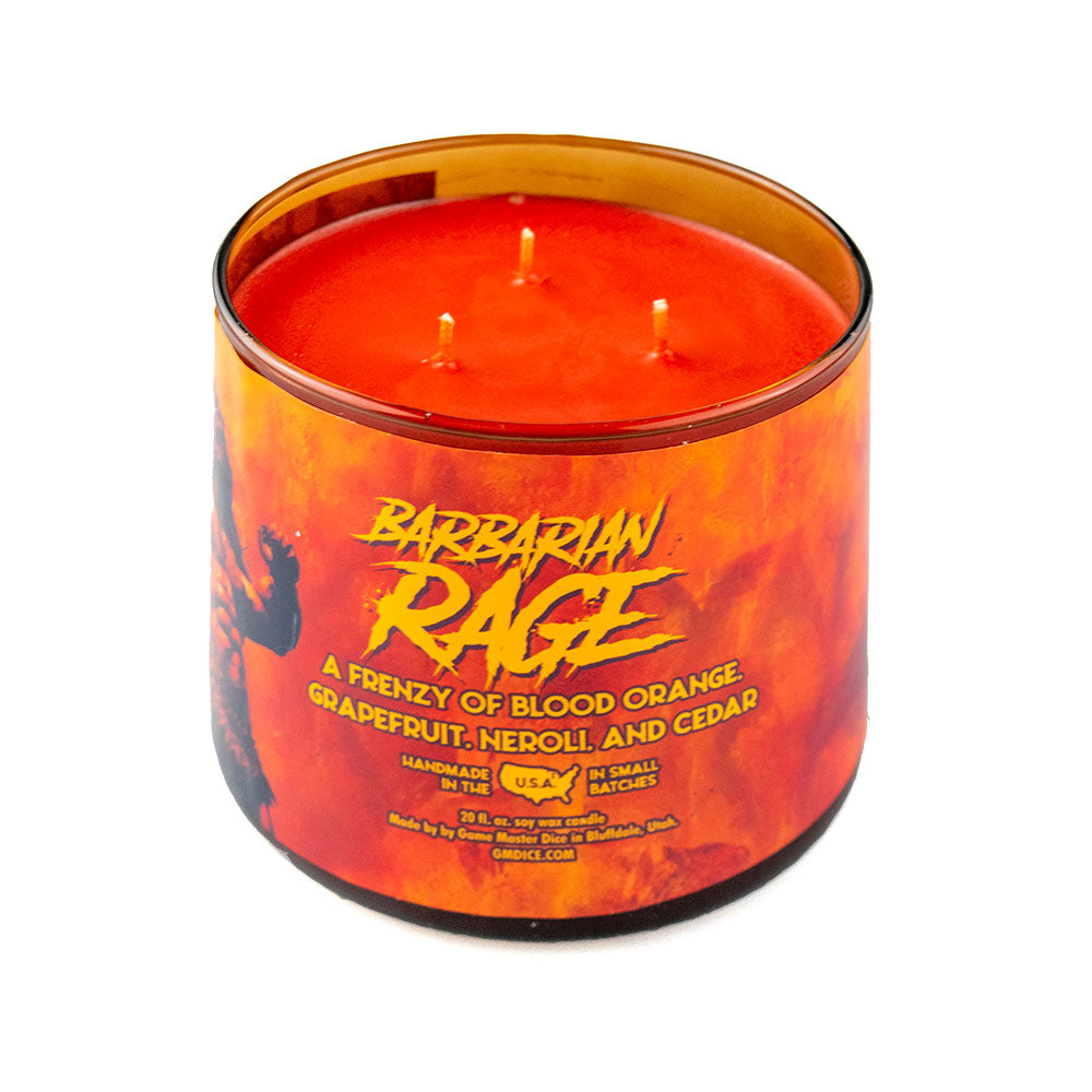 Barbarian Rage Gaming Candle – GMDICE