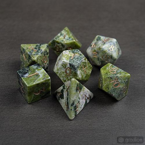 Brazilian Jade Dice Set of Regeneration – GMDICE