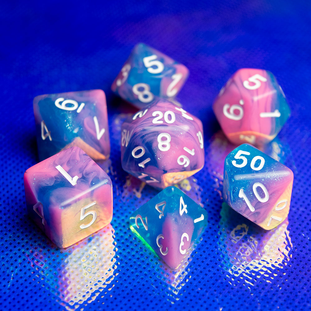 Cyber Laser Overdrive RPG Dice Set – GMDICE
