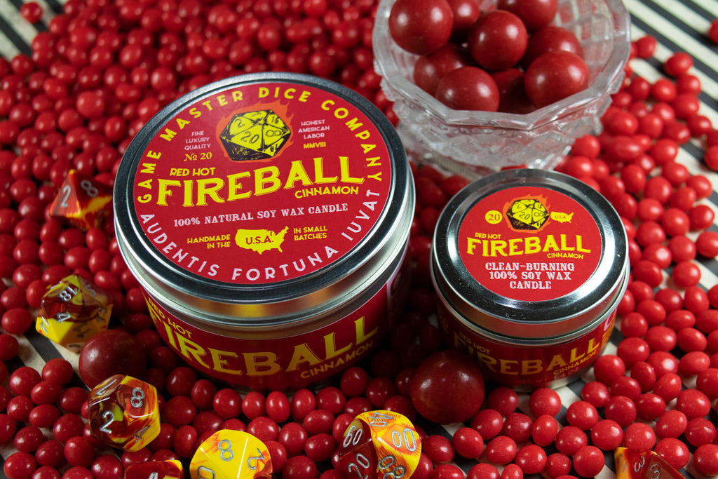 Fireball Gaming Candle – GMDICE