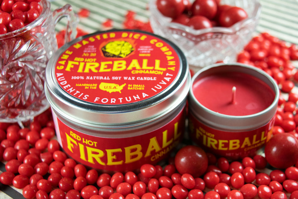 Fireball Gaming Candle – GMDICE