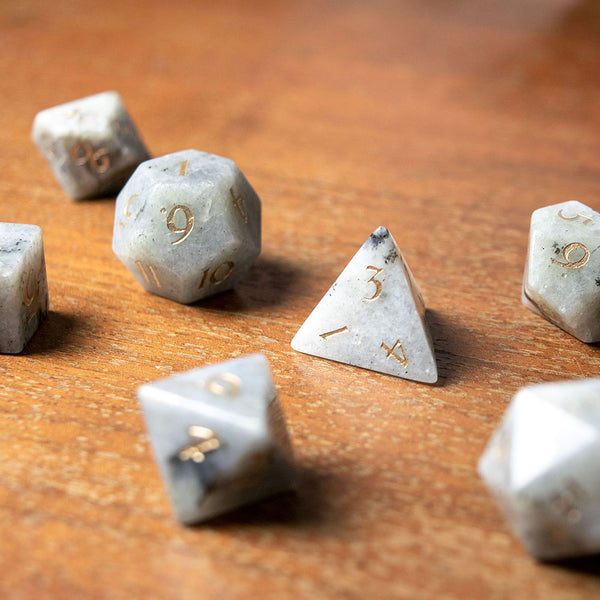 Labradorite Dice Set of Light – GMDICE