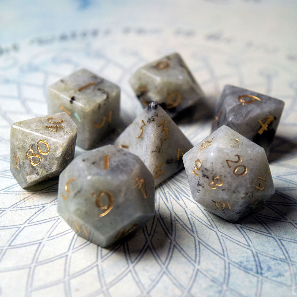 Labradorite Dice Set of Light – GMDICE
