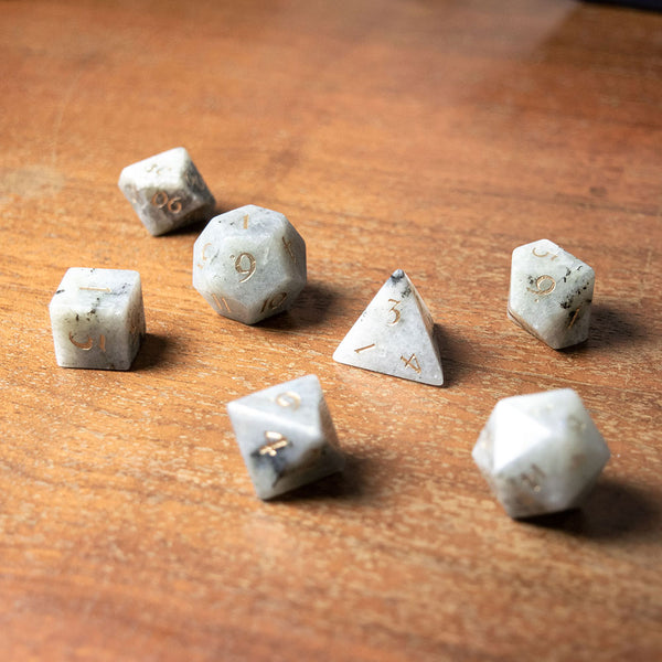 Labradorite Dice Set of Light – GMDICE