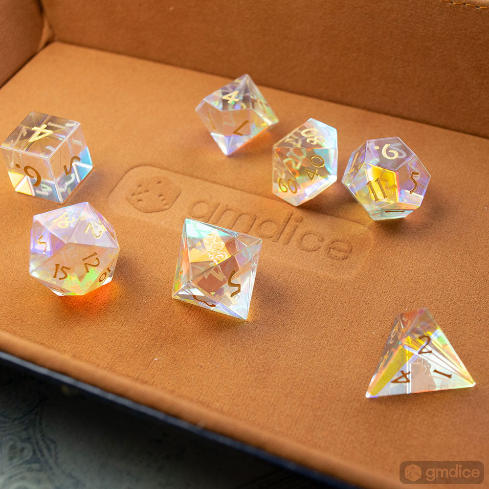 Prismatic Glass Dice Set – GMDICE