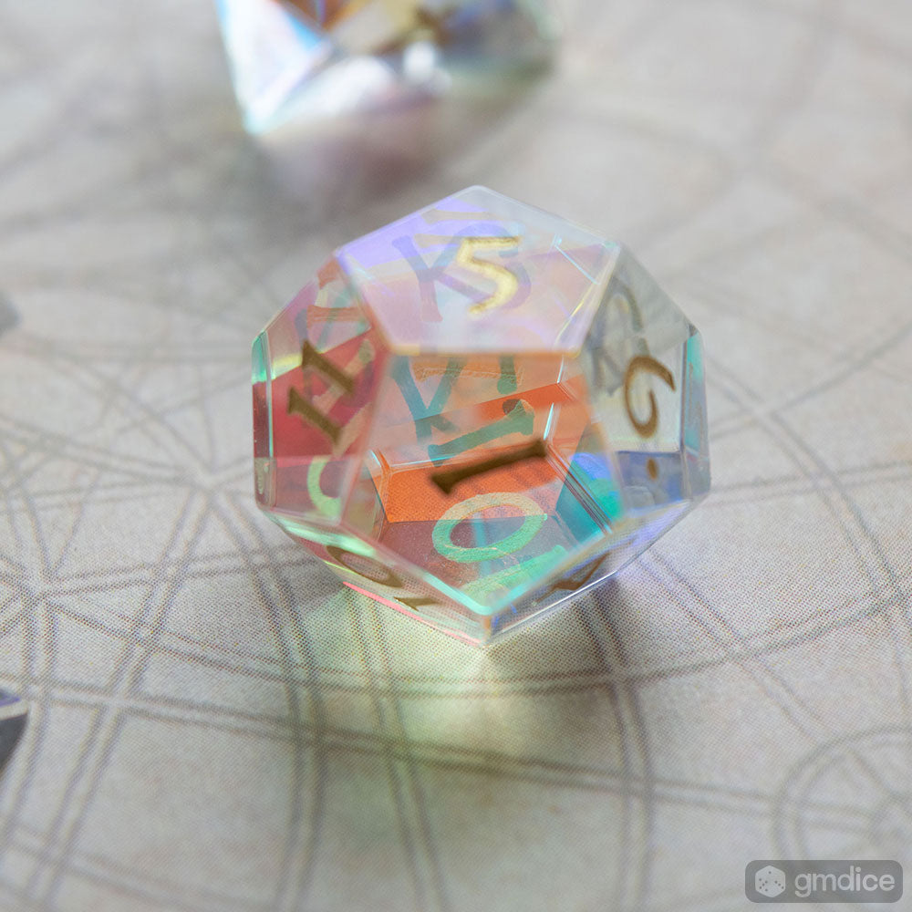 Prismatic Glass Dice Set – GMDICE