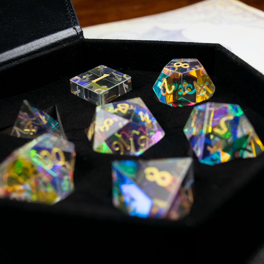 Prismatic Glass Dice Set – GMDICE